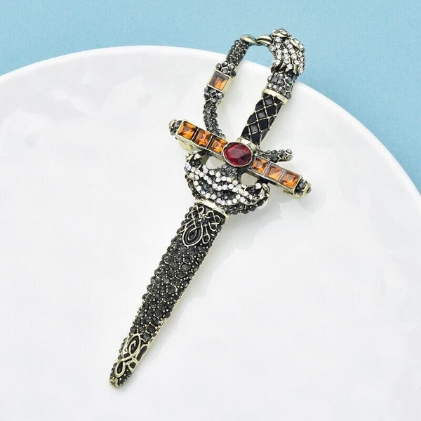 Sword Brooch - Etsy