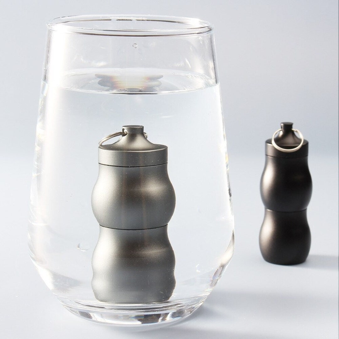 Aluminum Capsule Waterproof Pill Case Portable Medicine Canister ...