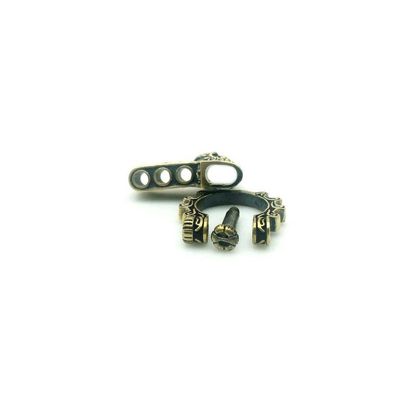 Paracord Shackle Brass Adjustable Connect Clasp Paracord - Etsy