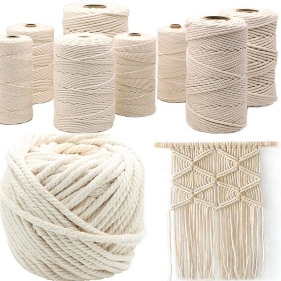 Cotton Macrame Cord 1mm 2mm 3mm 4mm 5mm 6mm 8mm 10mm Macrame - Etsy