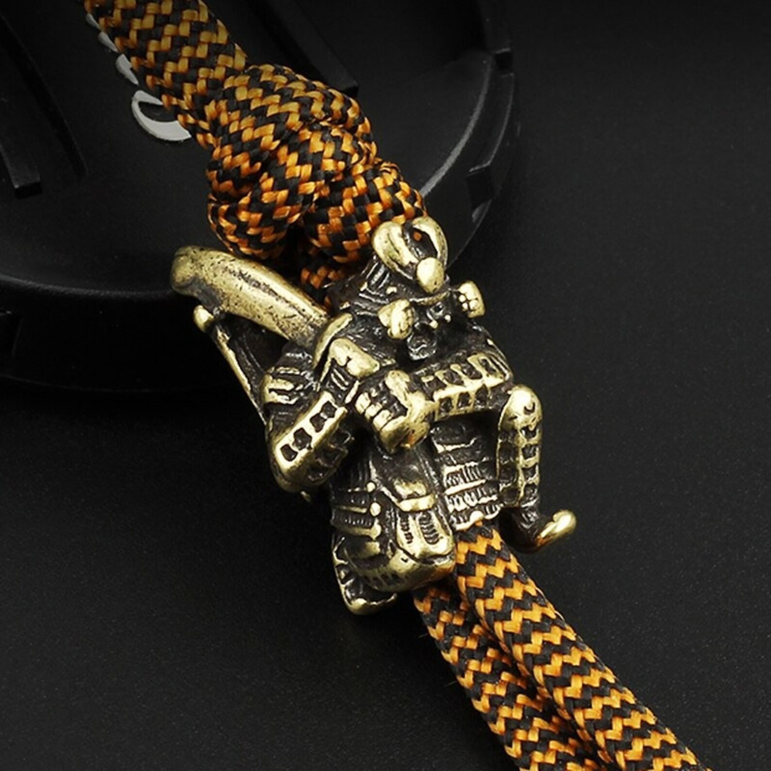 1pcs Samurai Warrior Brass Knife Beads Umbrella Rope Bead - Etsy