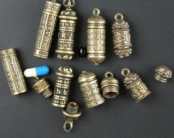 Pill Box Necklace - Etsy