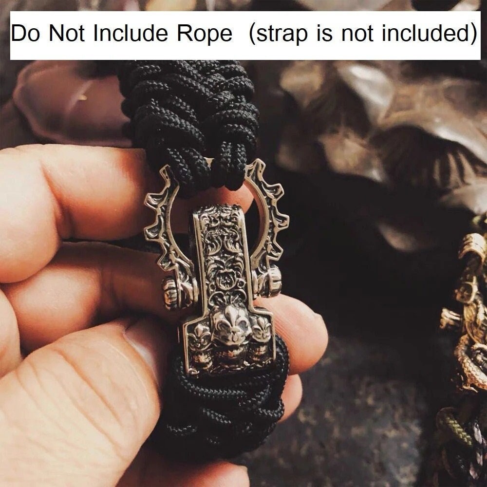 Paracord Shackle Brass Adjustable Connect Clasp Paracord | Etsy