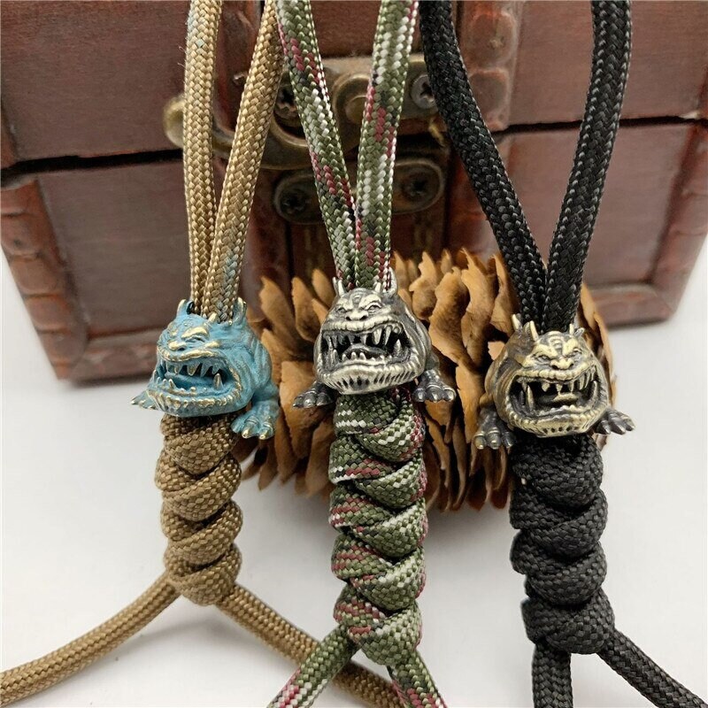 Cuspid Teeth Beast Freak Keychain Pendants Brass Knife Beads - Etsy