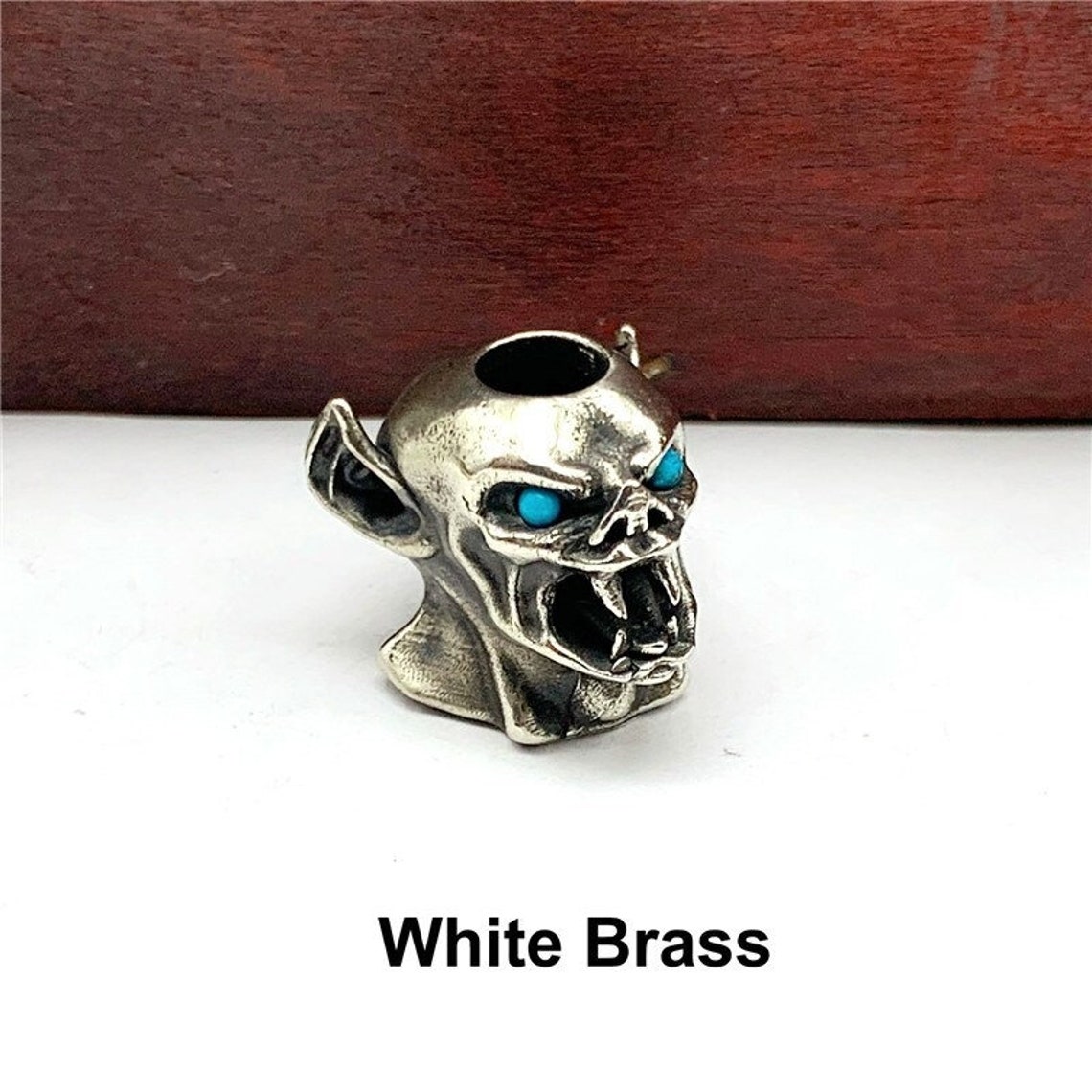 Brass Blue Eyes Vampire Knife Beads Umbrella Rope DIY Lanyard | Etsy