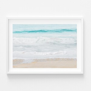 Fine Art Beach Wave Print, Neutral Ocean Wall Decor, Costal Art Print ...