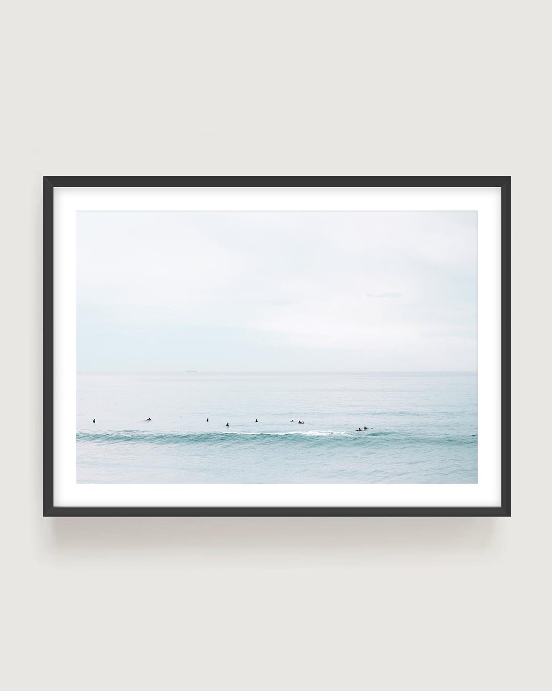 Minimalist Surf Photography Print: Soft Blue Ocean Seascape - Etsy