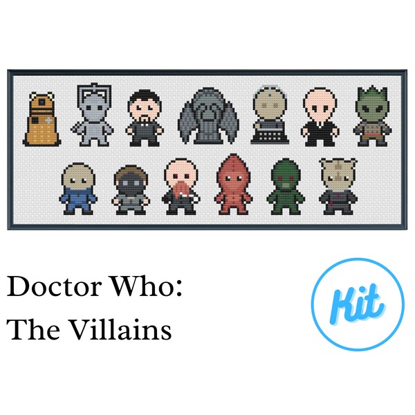 Tardis Cross Stitch - Etsy