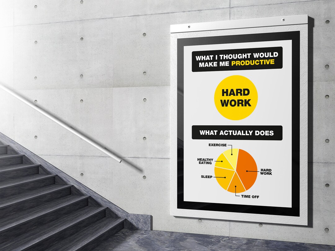 Hard Work Poster Digital Poster File Instant Dowload, JPG File - Etsy