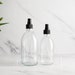 Clear Glass Bottle - Refillable Bottle With Aluminium Metal Screw Cap ...