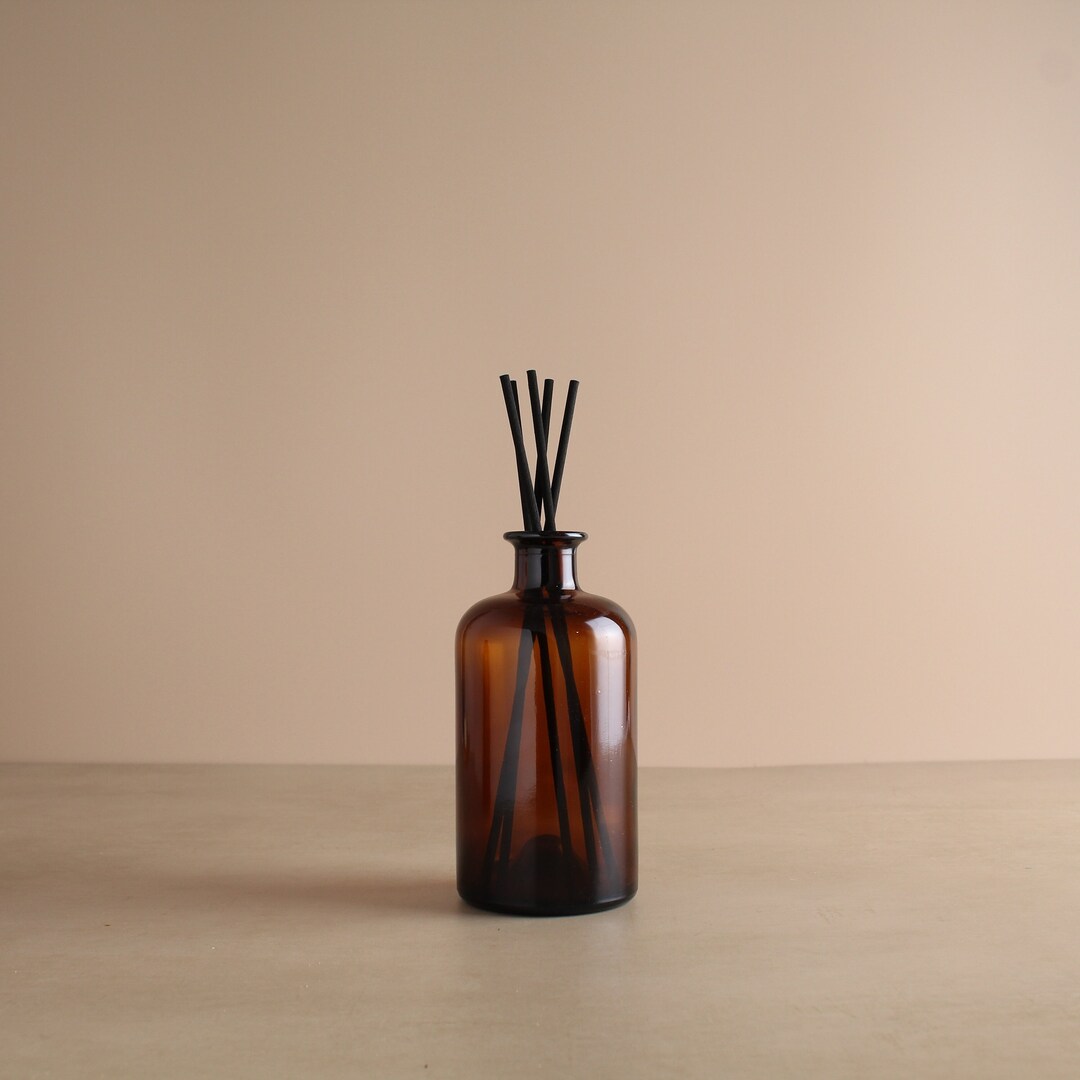 Amber Glass Reed Diffuser Refillable 500ml Pharmacy Bottle - Etsy