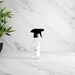 Clear Glass Spray Bottle | Refillable Labelled Bottle With Trigger ...