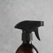 Clear Glass Spray Bottle | Refillable Labelled Bottle With Trigger ...