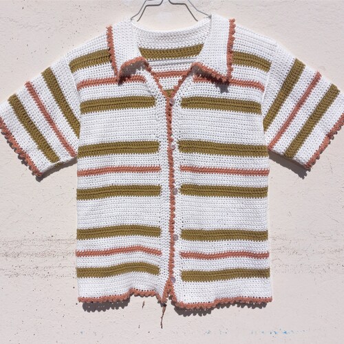 Hand Crochet Pattern Sorbetto Polo - Etsy