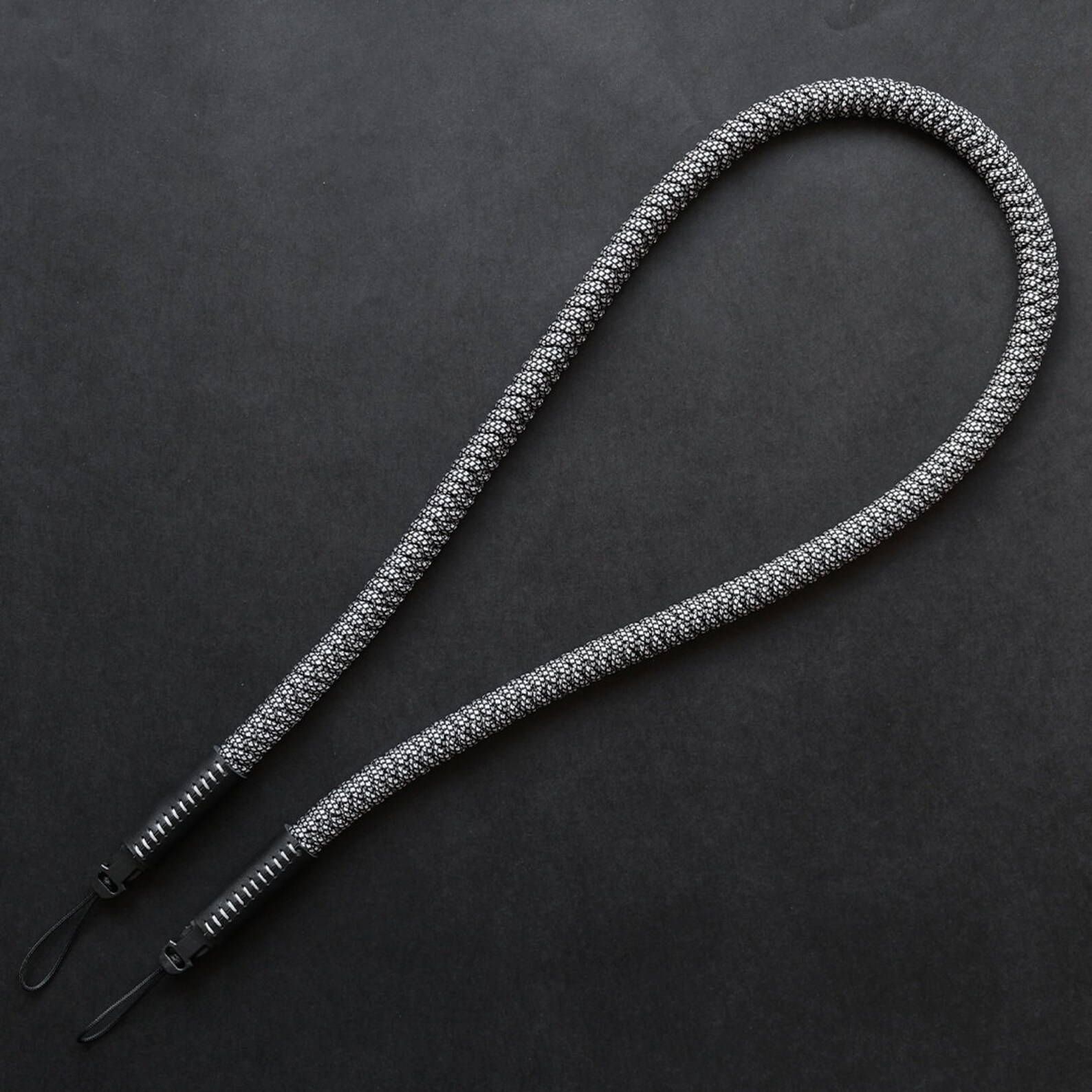 Paracord Camera Strap, Snake Knot, Leather Detail, Mirrorless Camera ...