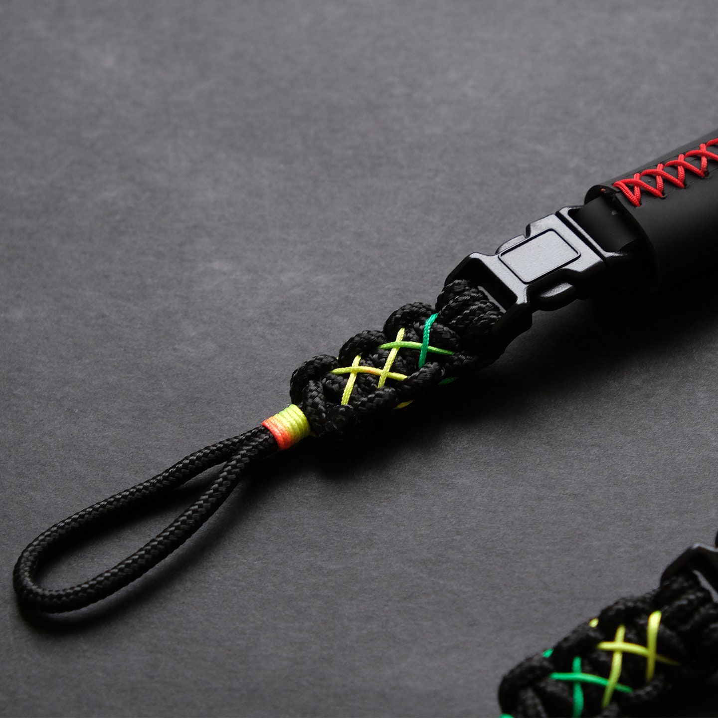 Paracord Camera Strap Quick Release Rainbow Pattern Rope | Etsy