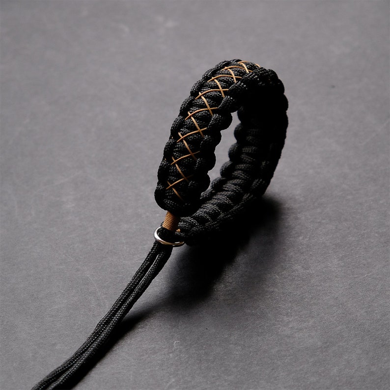 Paracord Camera Wrist Strap Cord Black / Brown Quick - Etsy