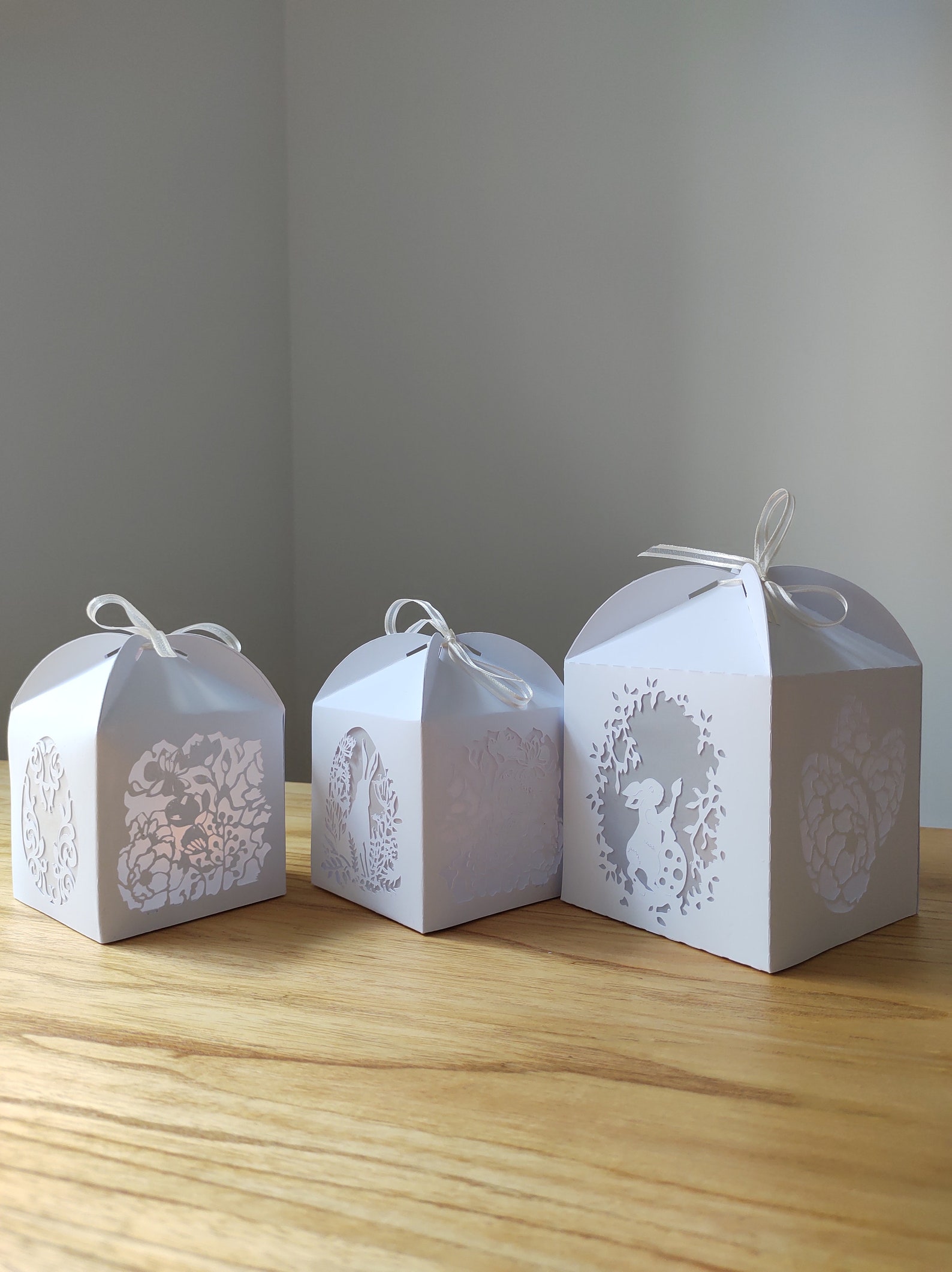 EASTER Paper Cut, Paper Cut Lantern Box Template Files, 3D Lantern Svg ...