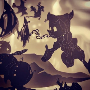 PINOCCHIO 3D Papercut Lightbox Template Svg Digital Pinocchio, 3D ...