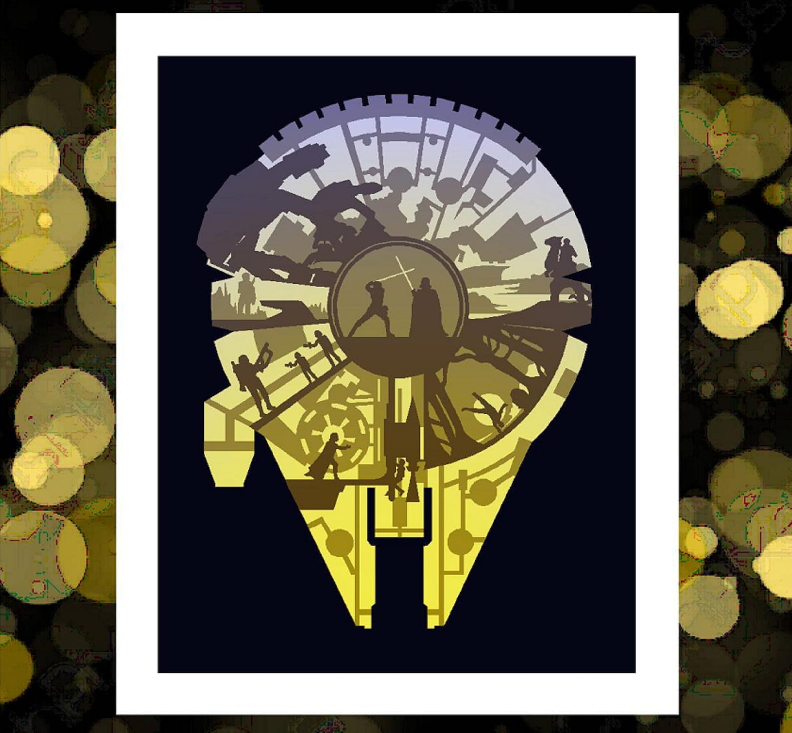 Star Wars Svg Papercut Lightbox Template Svg Digital, Lightbox Template ...