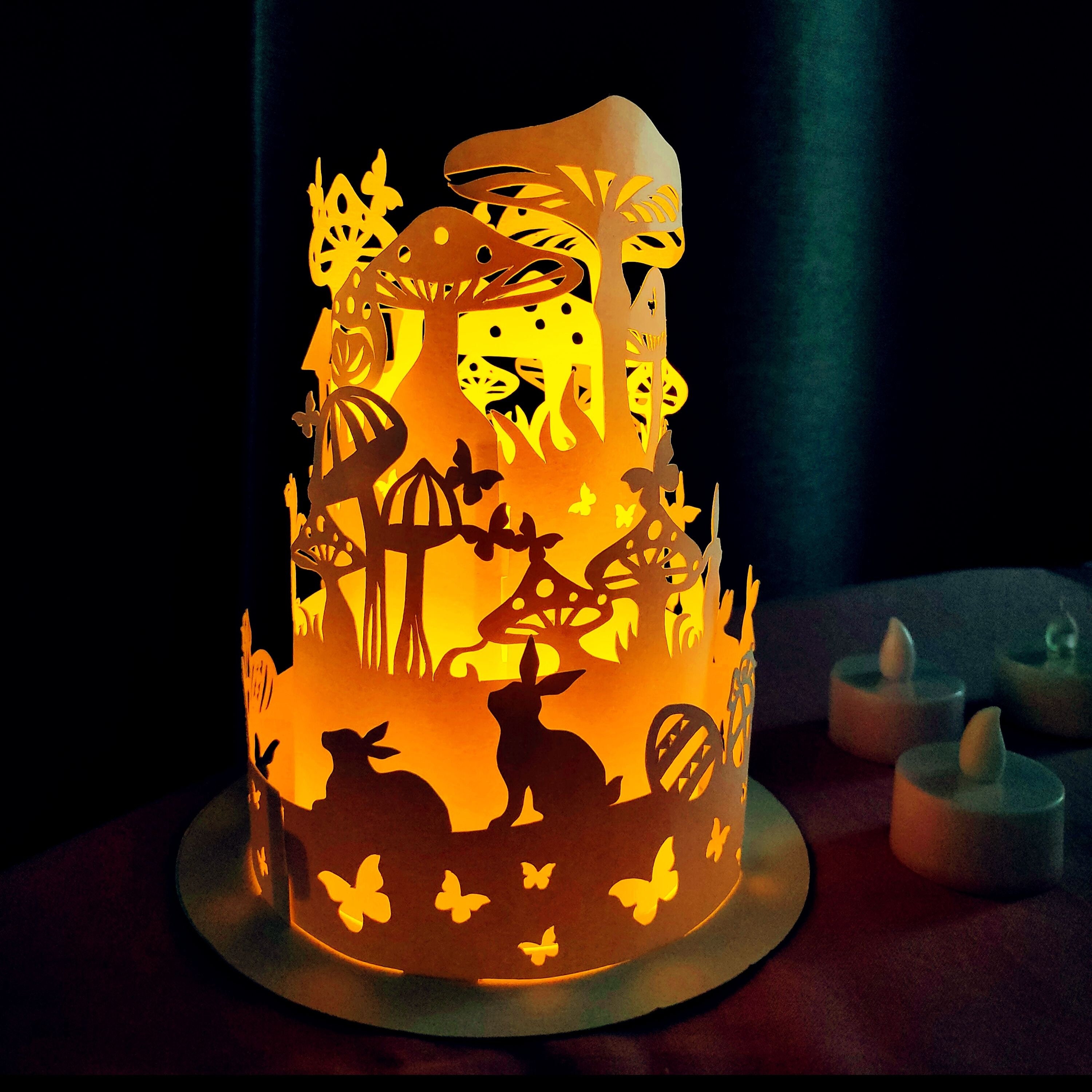 Easter Paper Lantern SVG 1 Paper Cut Easter Paper Cut - Etsy