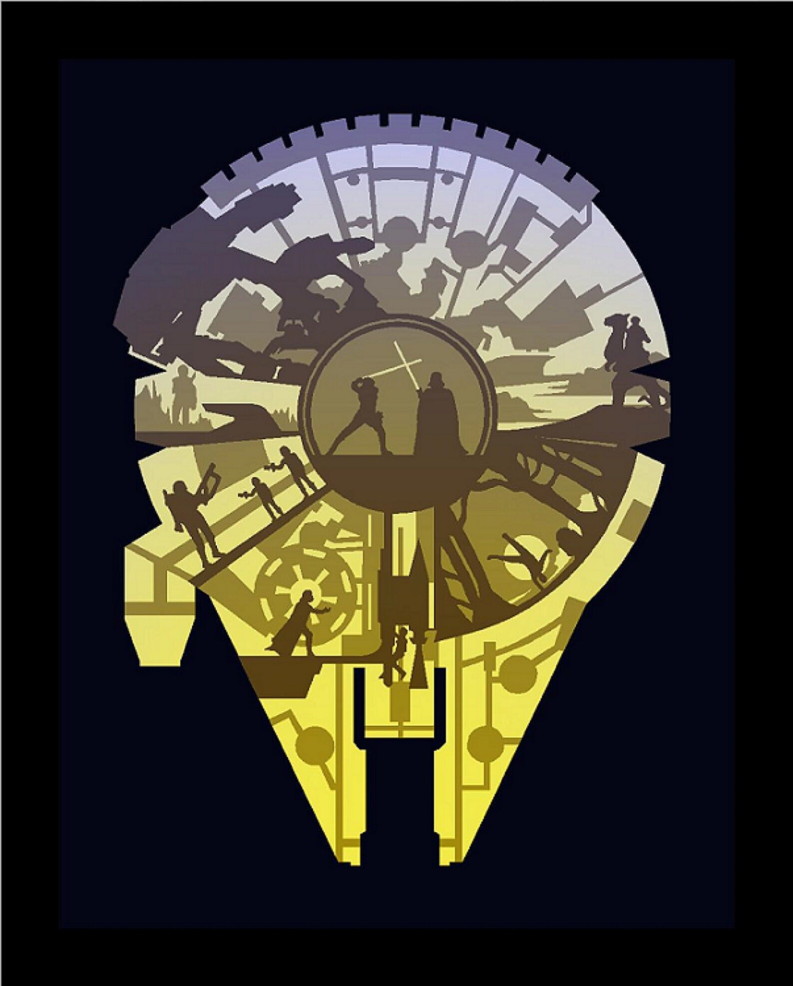Star Wars Svg Papercut Lightbox Template Svg Digital, Lightbox Template ...