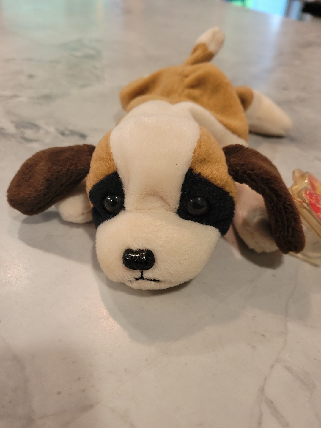 Original TY Beanie Baby Bernie the St. Bernard Dog in Mint Condition ...