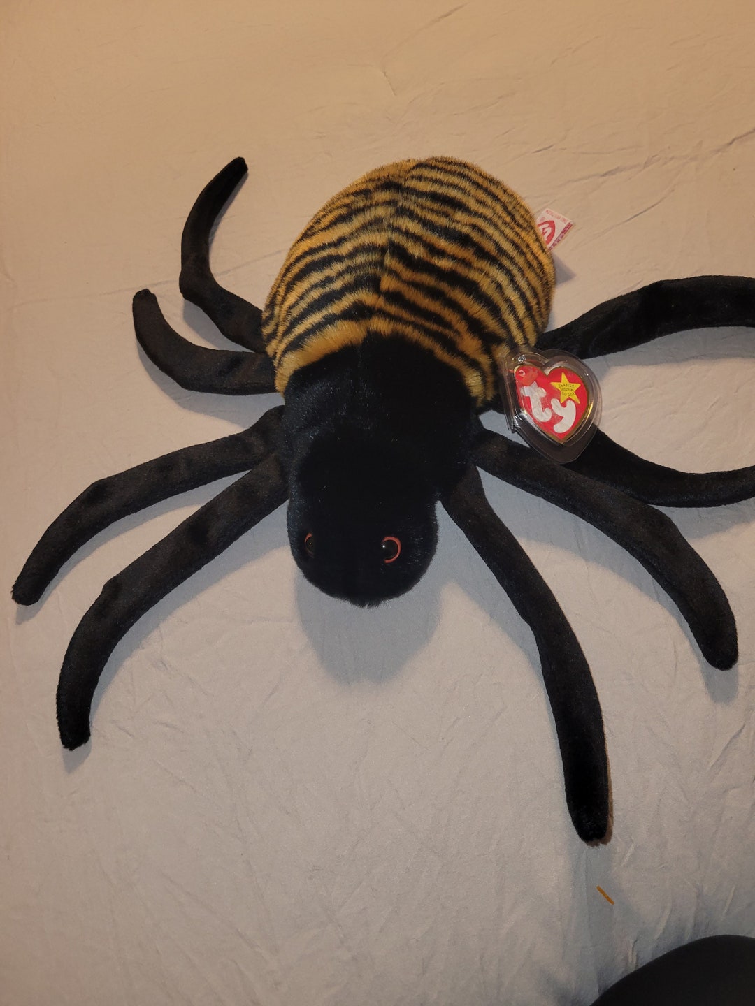 Vintage Original TY Beanie Buddy Pinner the Spider in Mint Condition ...