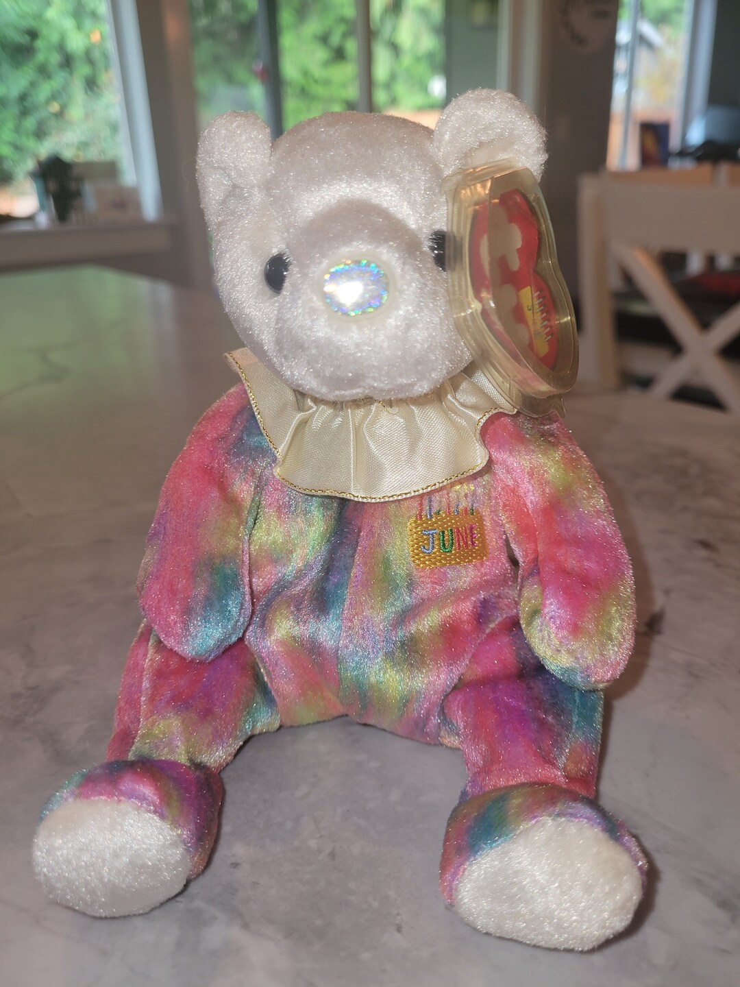Vintage Original TY Beanie Baby June Birthday Bear in Mint Condition ...