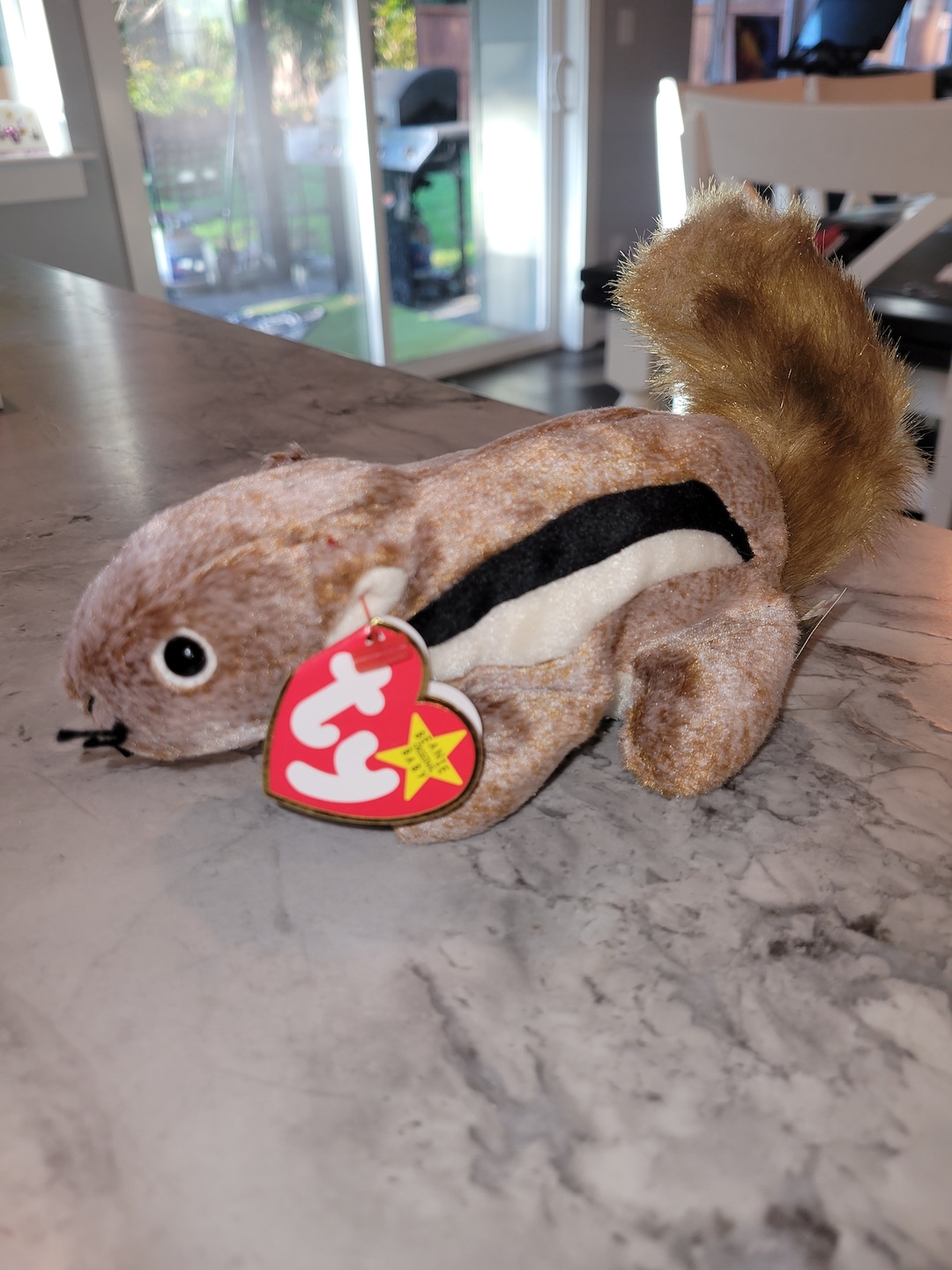 Vintage Original Ty Beanie Baby Chipper the Chipmunk in Mint - Etsy