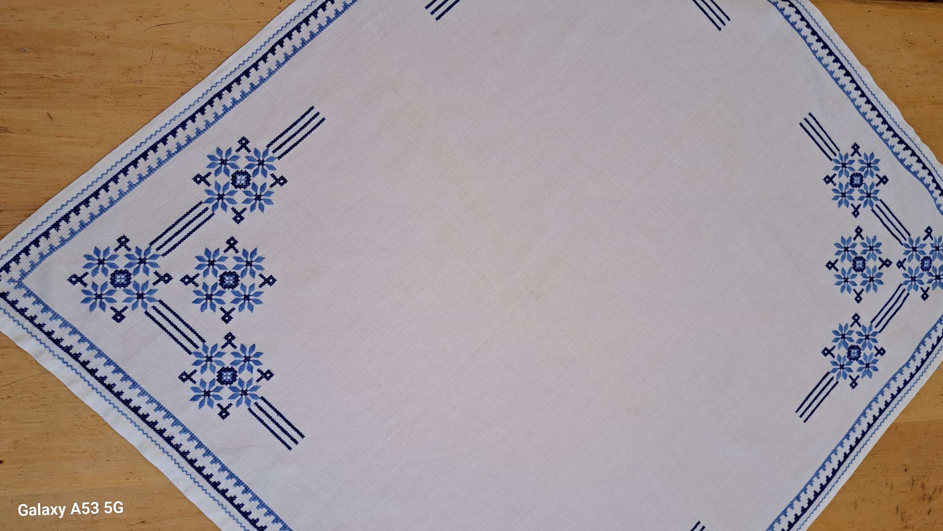 Cottom Embroidered Tablecloths and Curtains Vintage Textile, New Tea ...