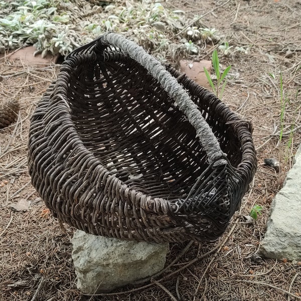 Rustic Basket - Etsy