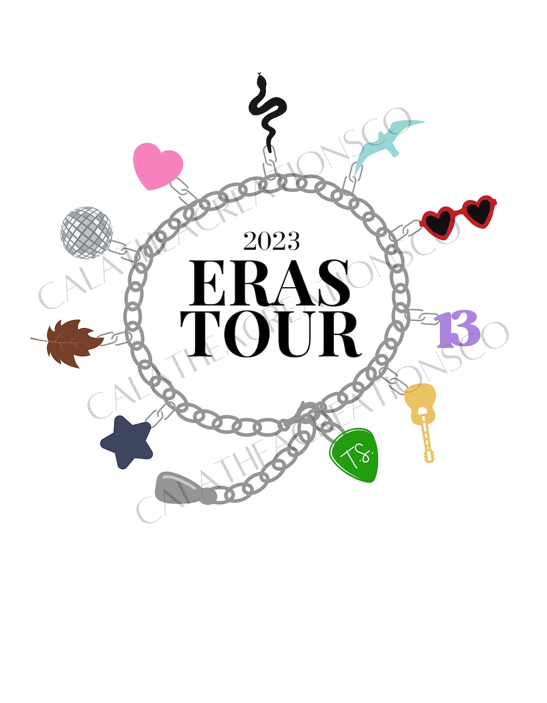 Eras Tour Friendship Bracelet, Digital Print, SVG Cutout, Tshirt Design ...