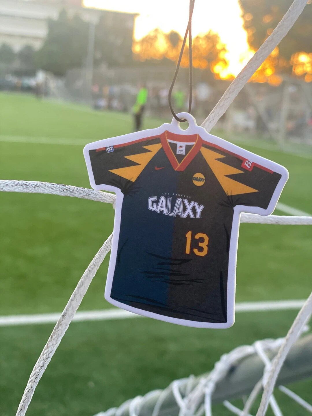 Air Freshner Los Angeles Galaxy Football Soccer Retro Throwback Jersey ...