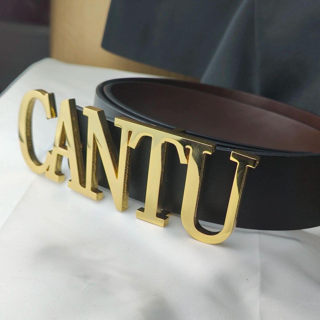 Frameless Custom Name Belt Buckle - Handmade, Personalized & Stylish - Etsy