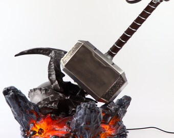 Thor Hammer Stand - Etsy
