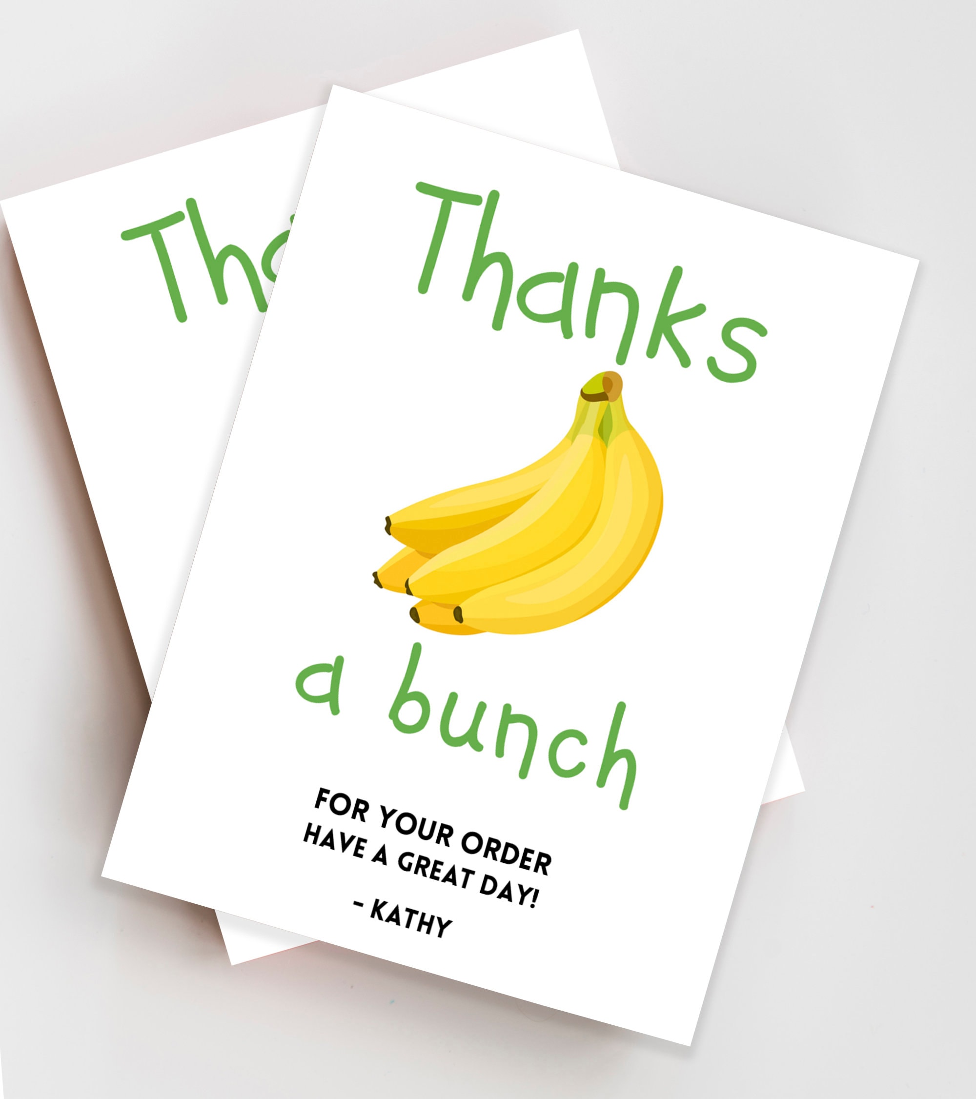 Food Delivery Driver Thank You Note Printable Personalized - Etsy
