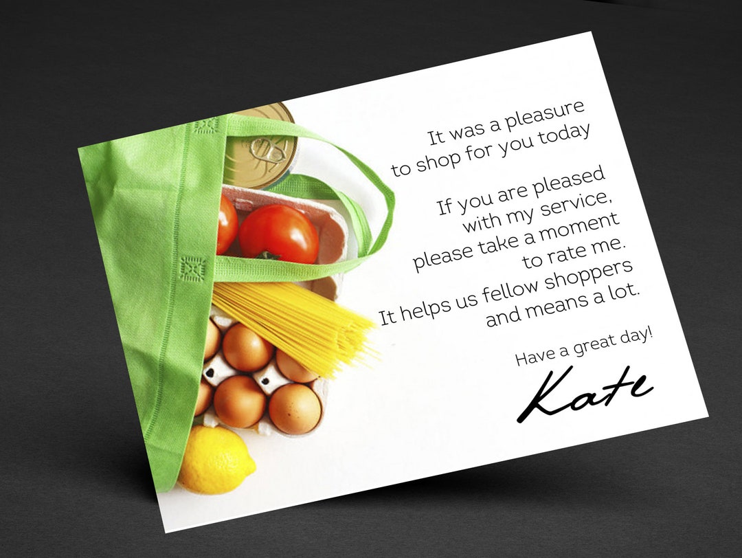 Delivery Driver Personalized Thank You Note, Printable, Doordash Card ...