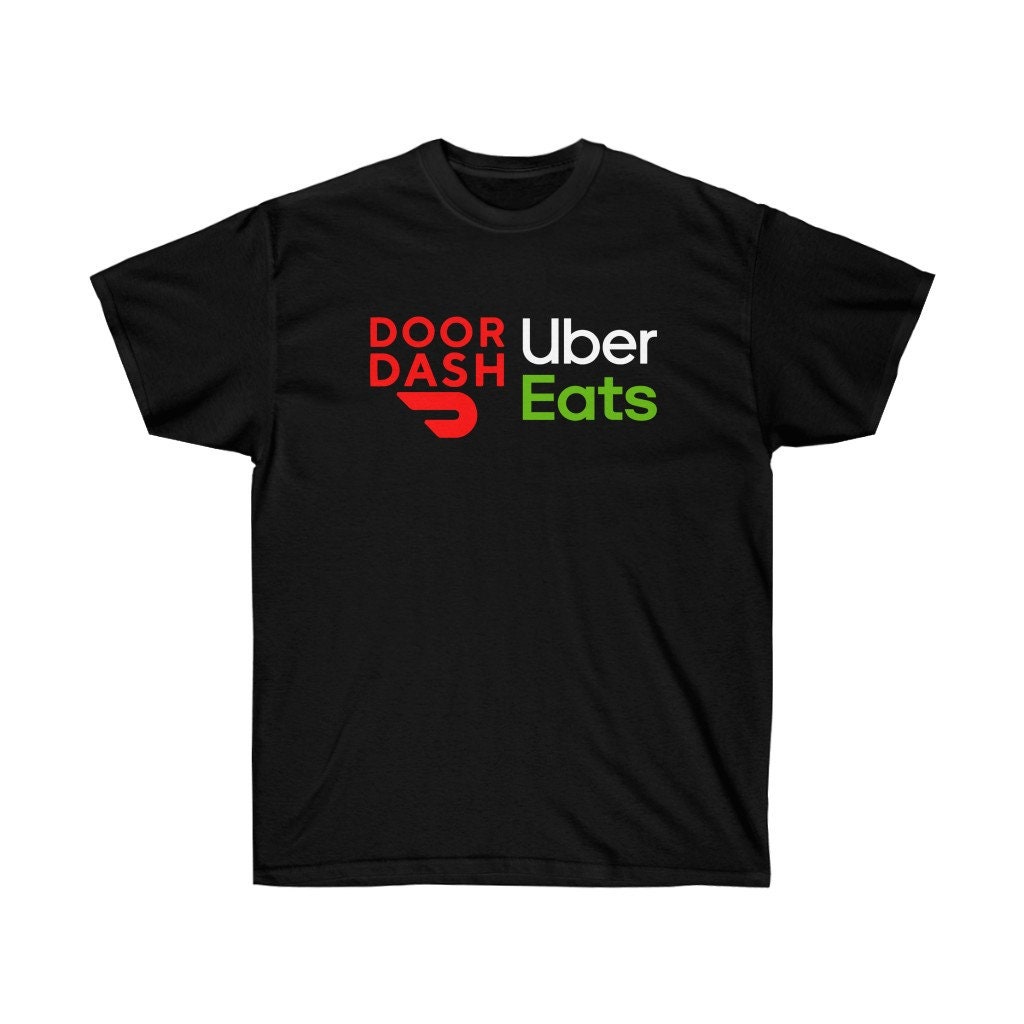 Doordash, Uber Eats Cotton Tee T-shirt | USA Made, Superior Quality! - Etsy