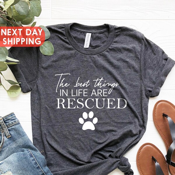Rescue Dog T Shirt - Etsy