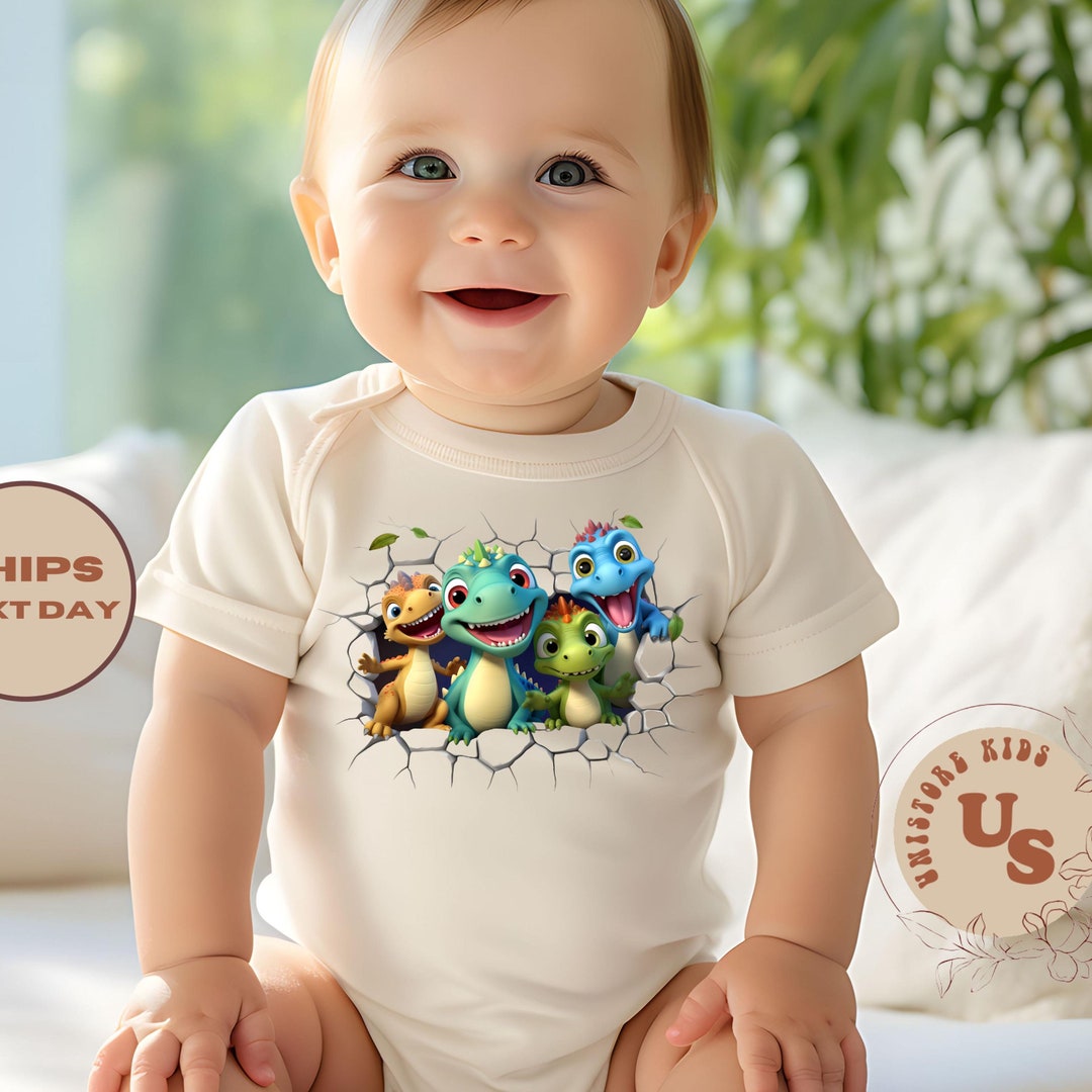 Baby Dino Onesie®, Dinosaurs Baby Bodysuit, Dinosaurs Toddler ...