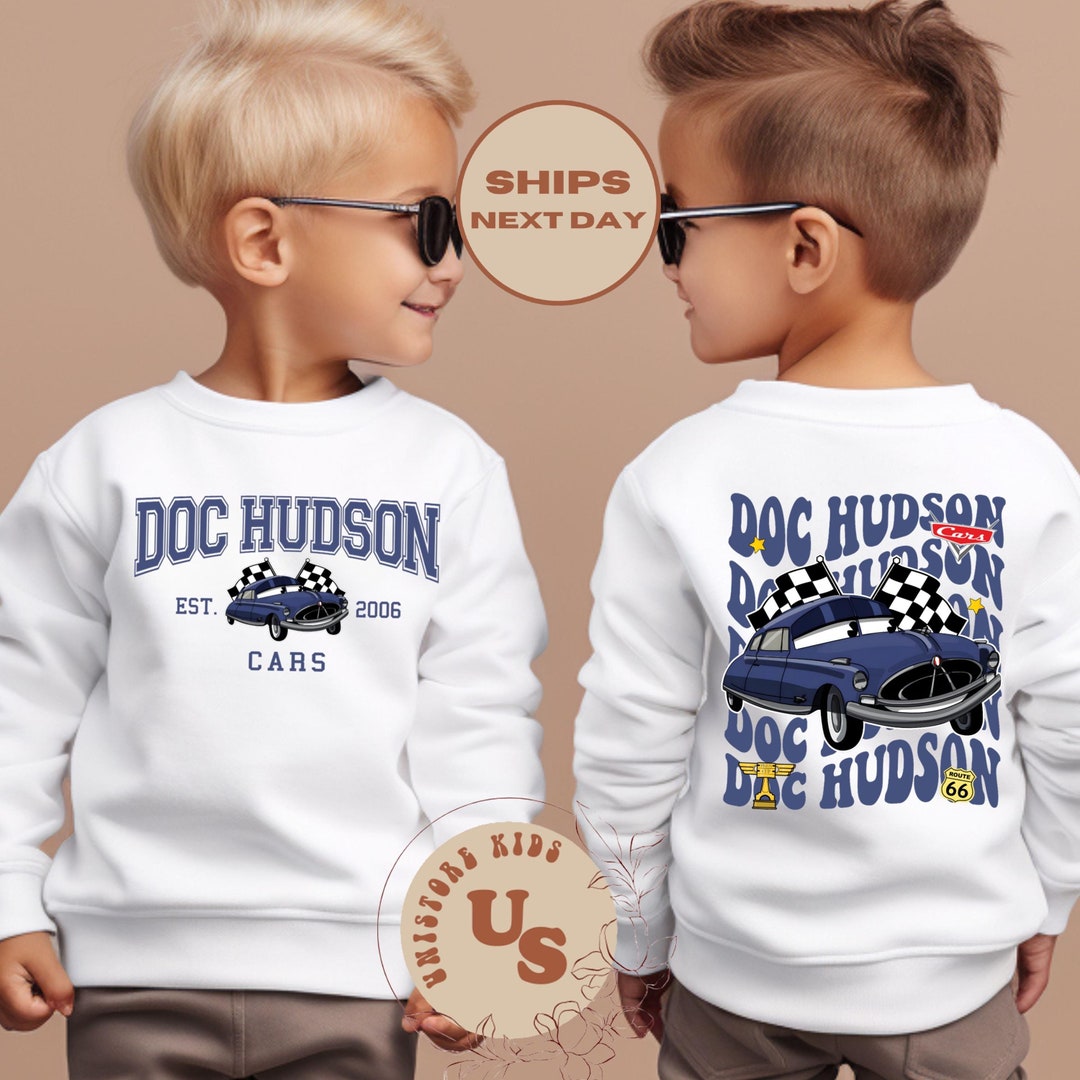 Disney Pixar Cars Doc Hudson Toddler Sweatshirt, Pixar Car Kids Shirt ...