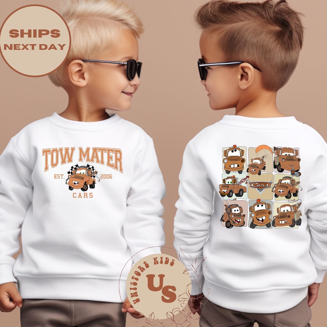 Tow Mater Toddler Sweatshirt, Disney Pixar Cars Toddler Shirt, Mater ...