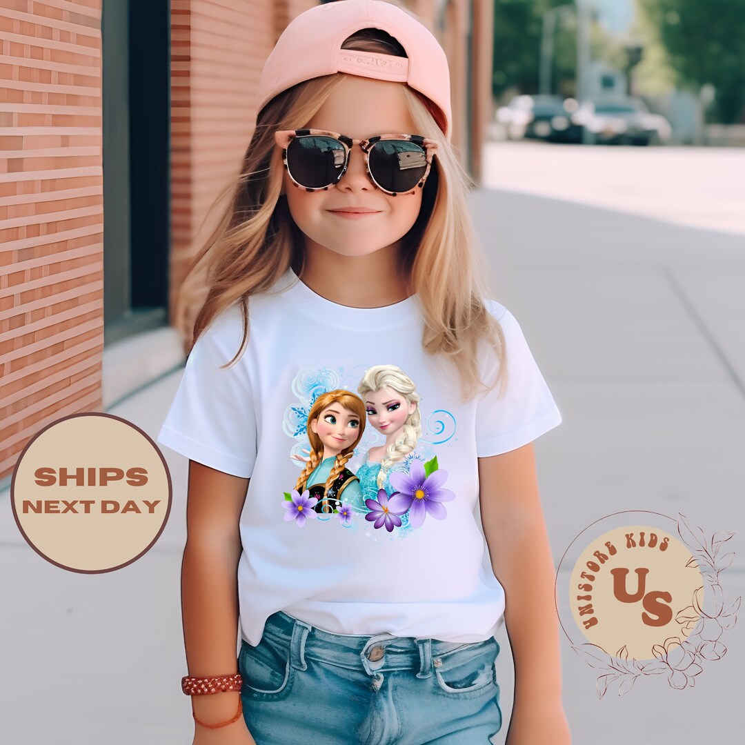 Princess Elsa and Anna Toddler Shirt, Disney Princess Shirt, Sister ...