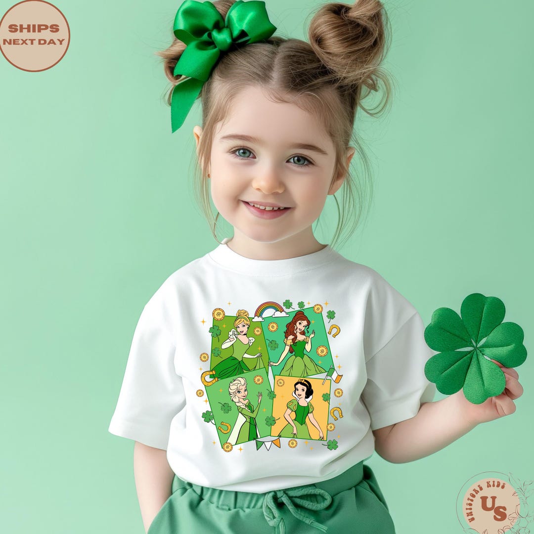 Princess St Patrick's Day Toddler T-shirt, St Patrick's Girl Shirt ...