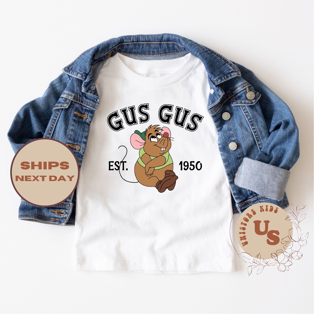 Disney Gus Gus Est. 1950 Toddler Shirt, Gus Gus Baby Funny Gus Gus ...