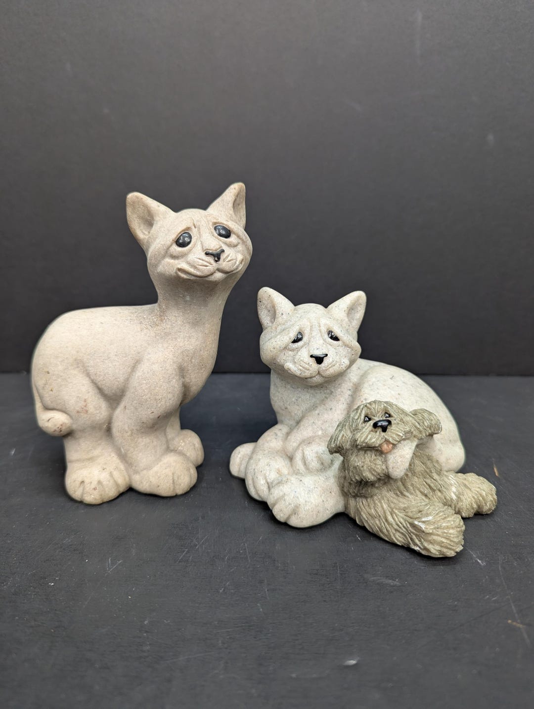 Vintage 2001 Second Nature Design Quarry Critters Cari N' Don and ...