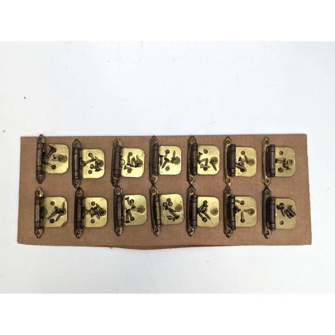 Vintage Amerock 7128 USA Cabinet Door Hinges With Original Screws Lot ...