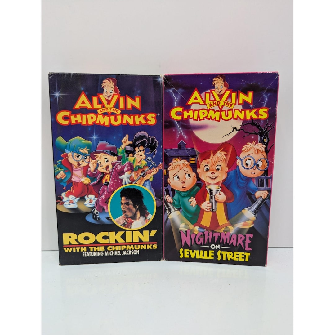VHS Children's Shows Lot of 2 Alvin and the Chipmunks Buena Vista Home ...