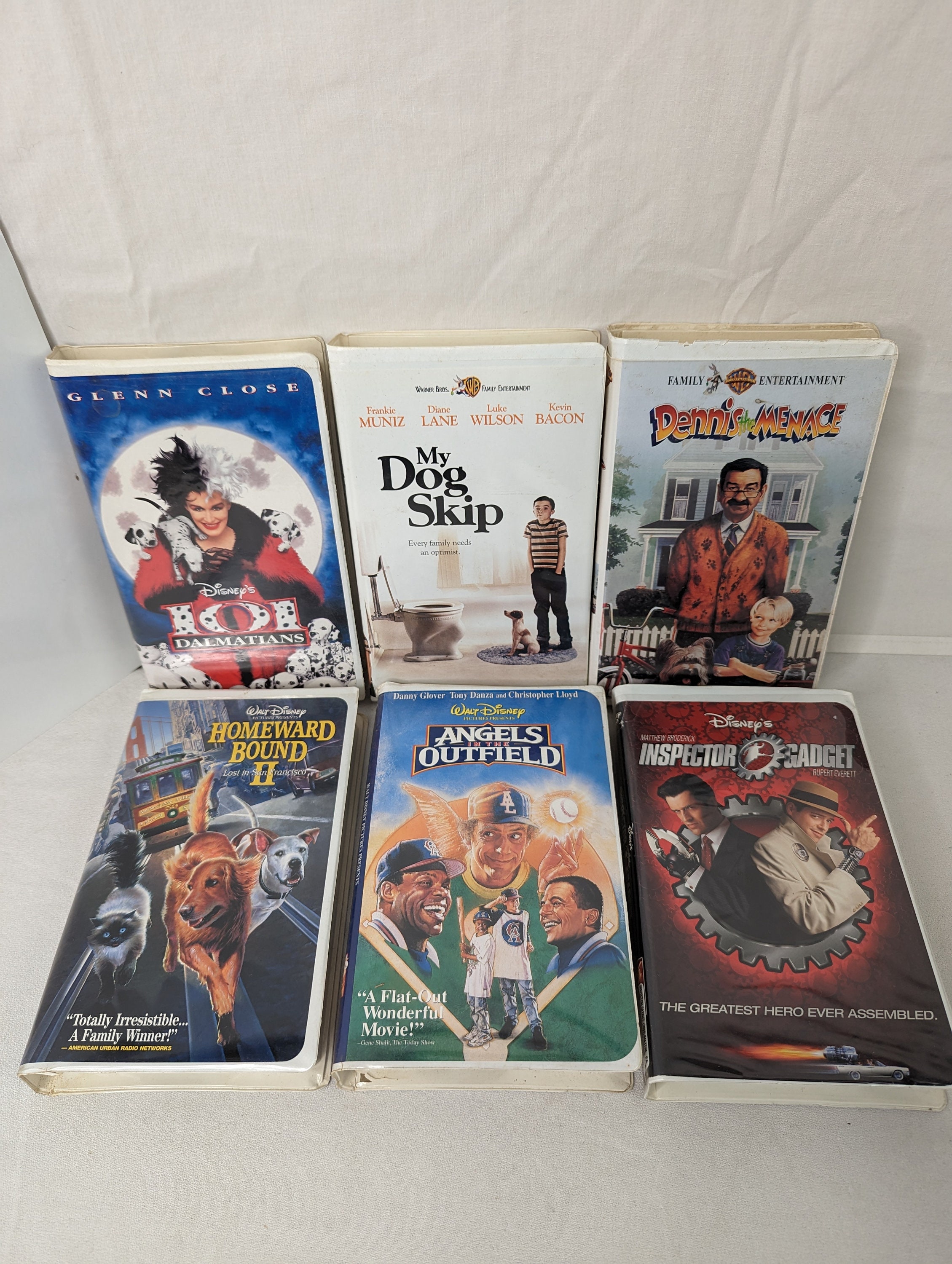 Collection of 6 VHS Tapes in Clamshell Cases Various Titles - Etsy